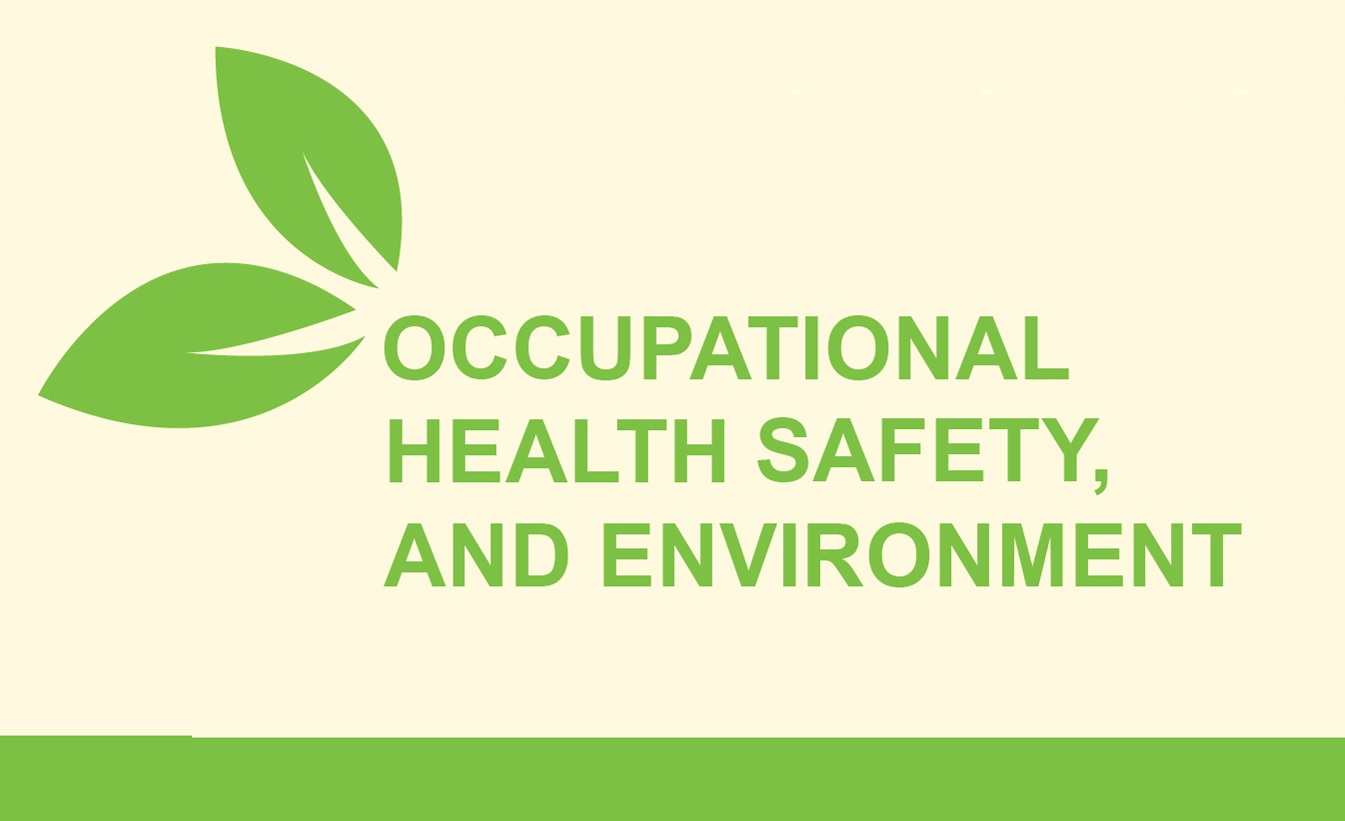 Occupational Health Safety and Environment | Info : 0813 - 8142 - 1802